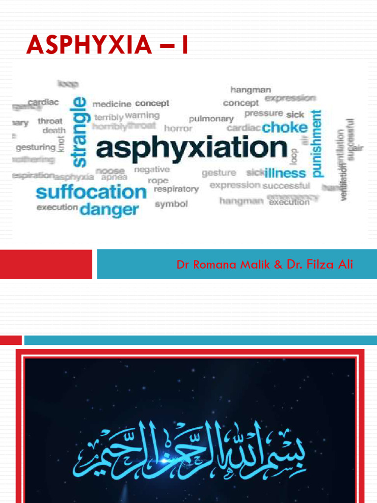 Asphyxia I | PDF | Clinical Medicine | Medical Specialties