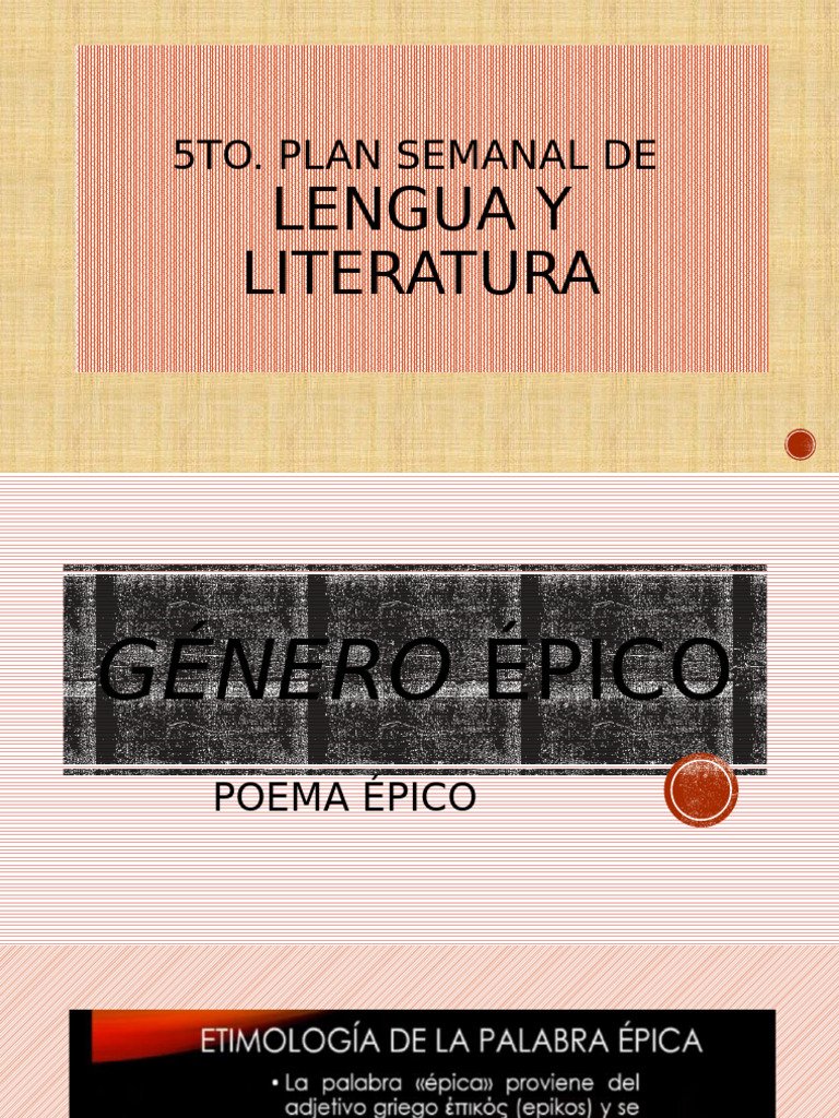 Género Épico - Homero | PDF