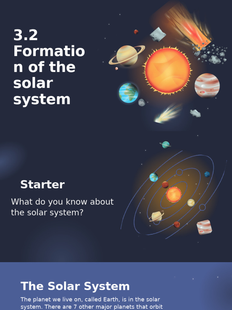 Solar System Formation Overview | PDF | Solar System | Planets