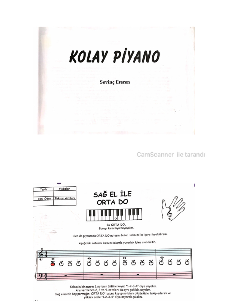Piyano Metodu | PDF
