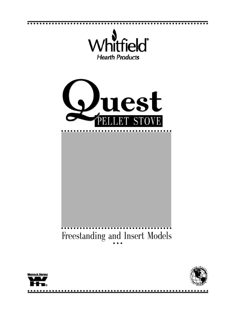 HQ Lennox Hearth Quest Pellet Stove Installation | PDF | Stove | Screw