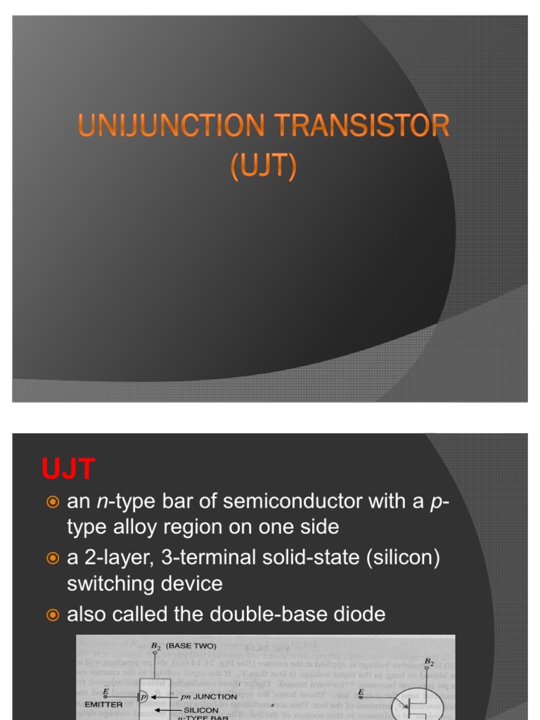 Unijunction Transistor | PDF
