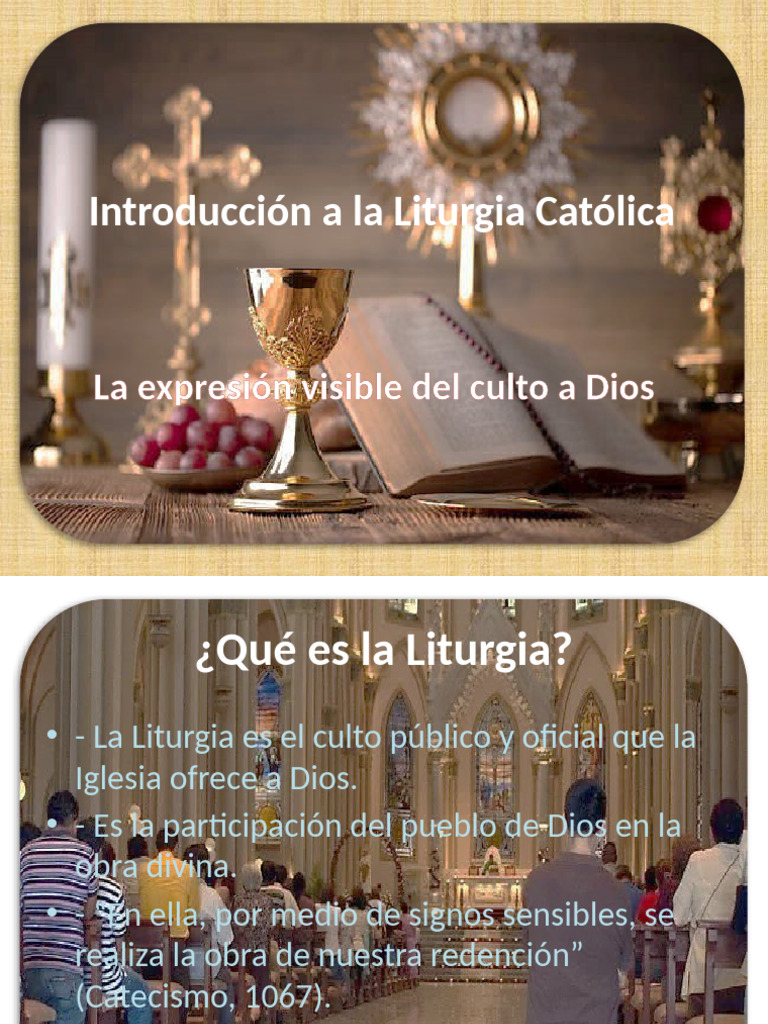Liturgia Catolica Presentacion | PDF