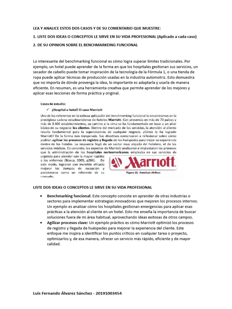 Benchmarking Funcional en la Profesión | PDF | Benchmarking | Lean ...