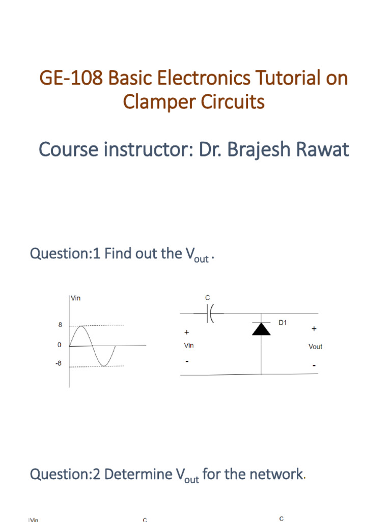 Tutorial2_Clamper | PDF