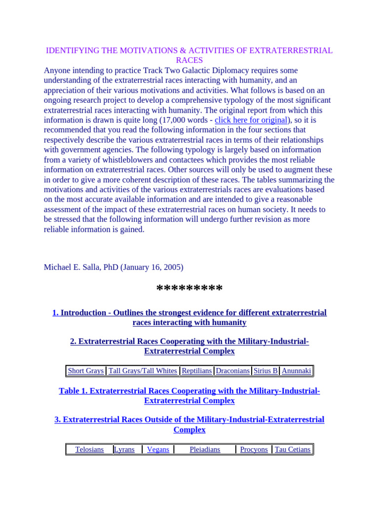 Galactic Diplomacy | PDF | Cognition