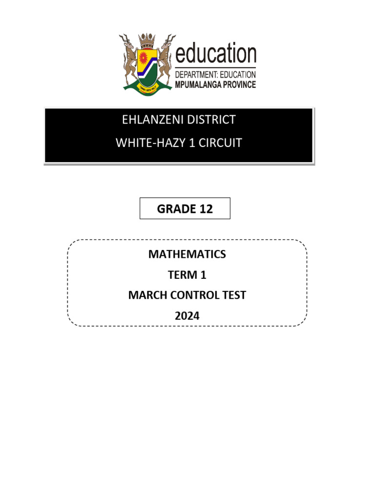 Final Draft Control Test 1 Duke Ni | PDF | Sequence | Mathematics