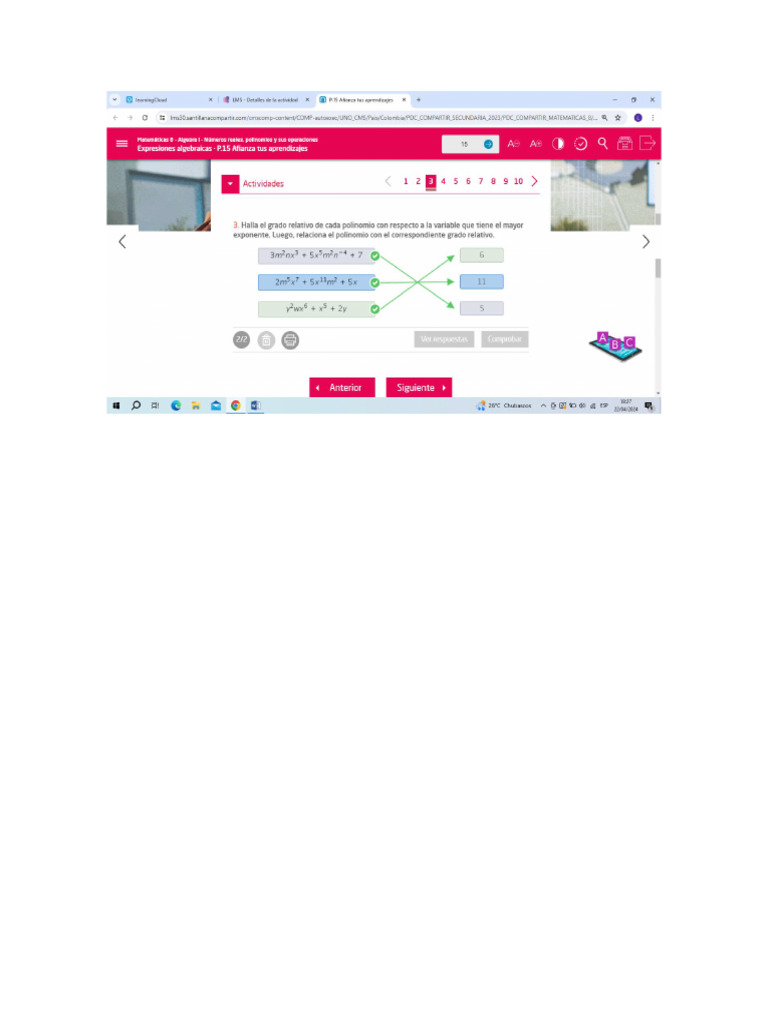 TAREA Libro Santillna | PDF