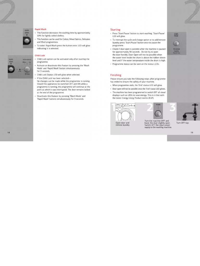 User Manual IFB Elena Aqua SX (25 Pages) | PDF