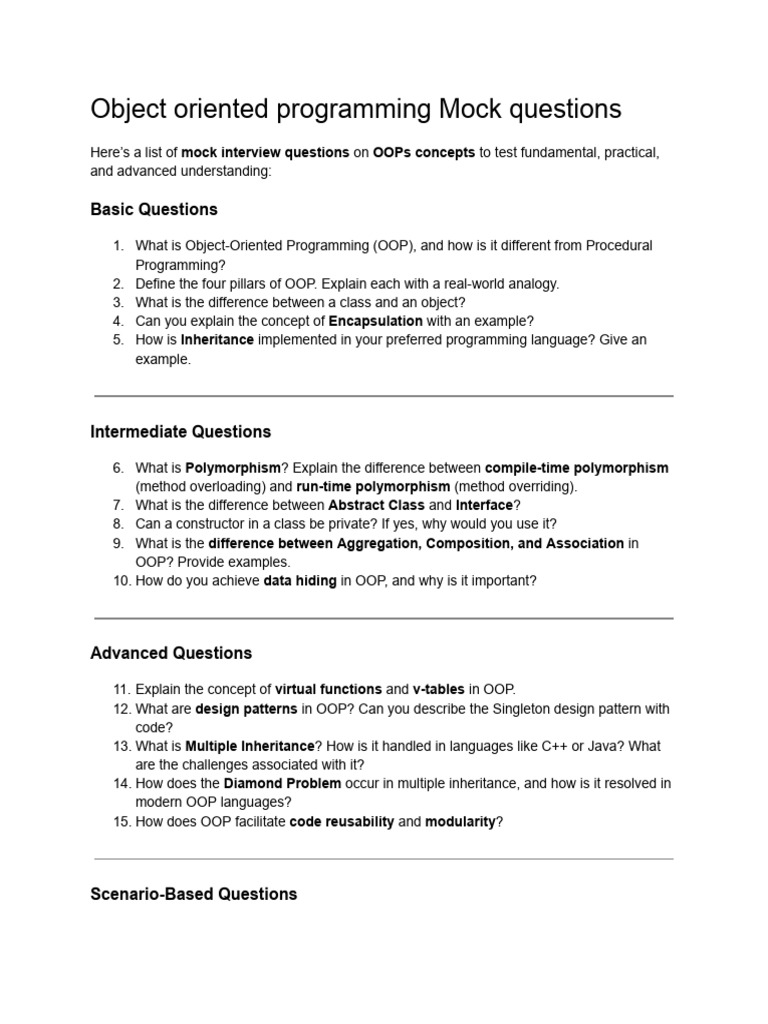 Mock Inyterview | PDF | Queue (Abstract Data Type) | Method (Computer ... Mock Inyterview | PDF | Queue (Abstract Data Type) | Method (Computer ...