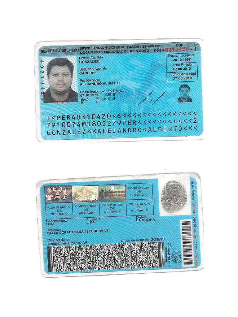 DNI Alejo Actualizado 08.08 | PDF