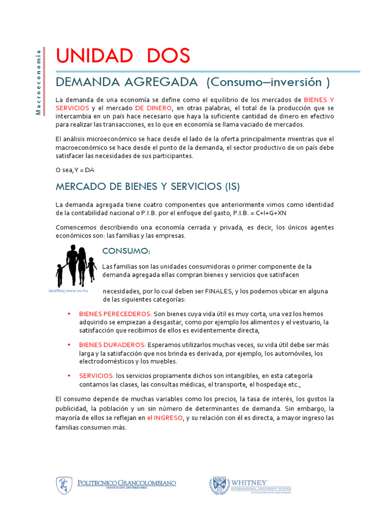 Lectura Unidad Dos Semana 3 | PDF | Ahorro | Macroeconómica