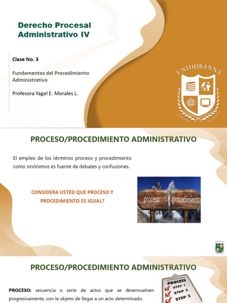 Fundamentos del Procedimiento Administrativo | PDF | Fuentes del ...