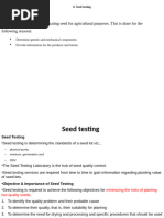 Germination Testing Procedures | PDF | Seed | Germination