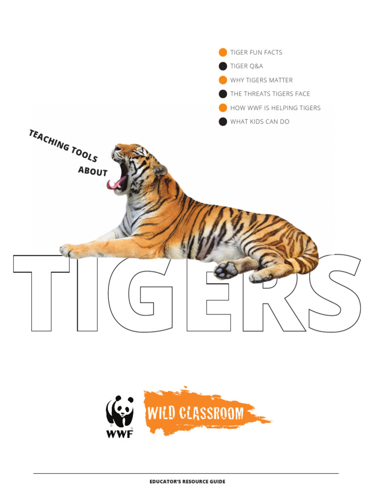 WWF Educators ToolKit TIGERS Revised | PDF | Tiger | Habitat Destruction