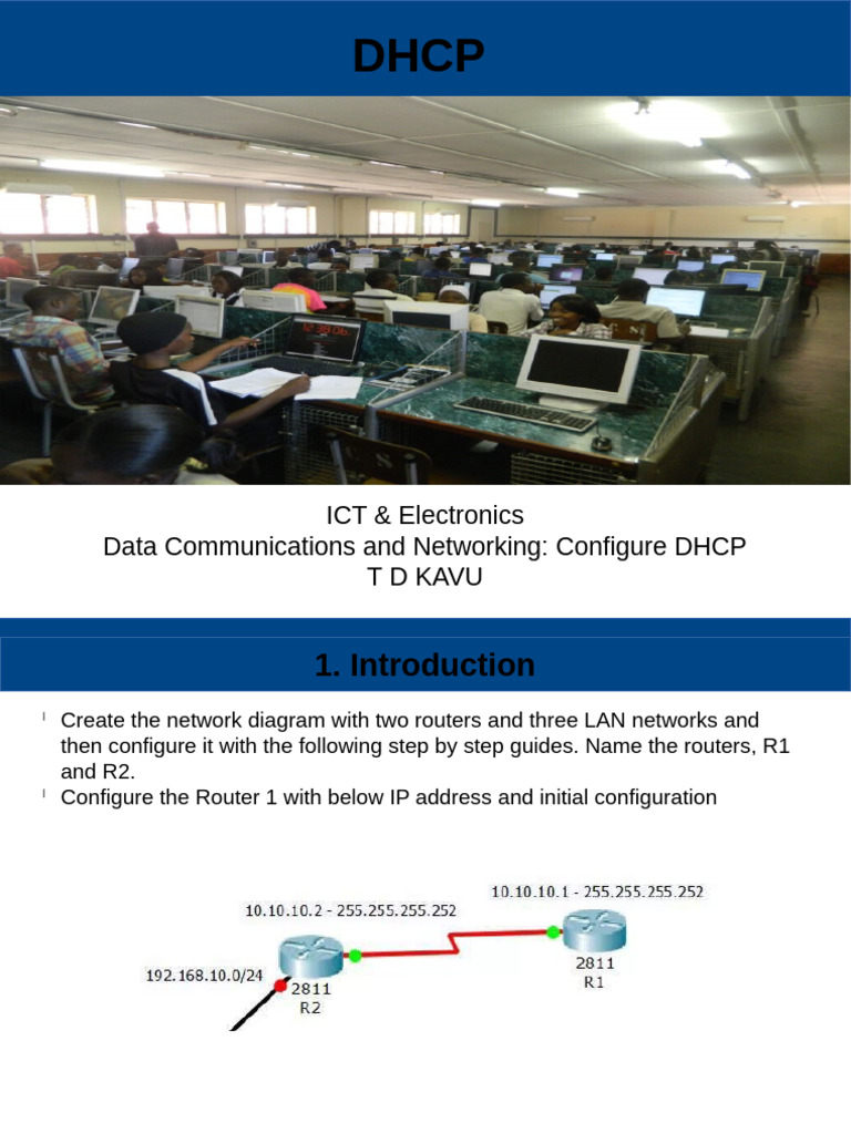 10. DHCP | PDF | Ip Address | Router (Computing)