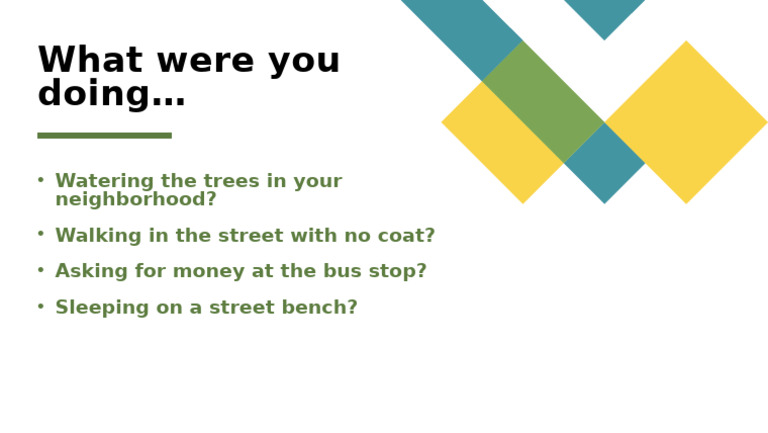 Neighborhood Activities and Observations | PDF
