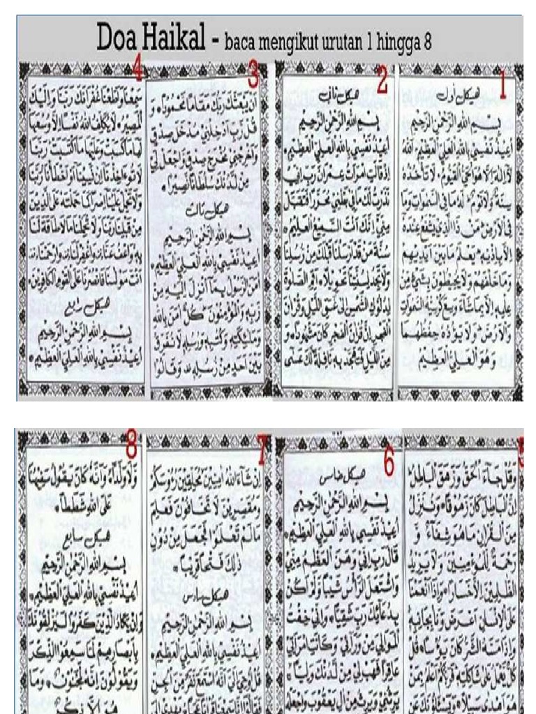 Kisah Pengamal Doa Haikal - Perumperindo.co.id