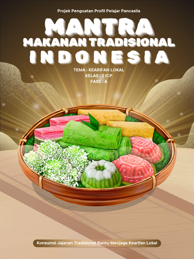 Poster Makanan Tradisional Indonesia | PDF