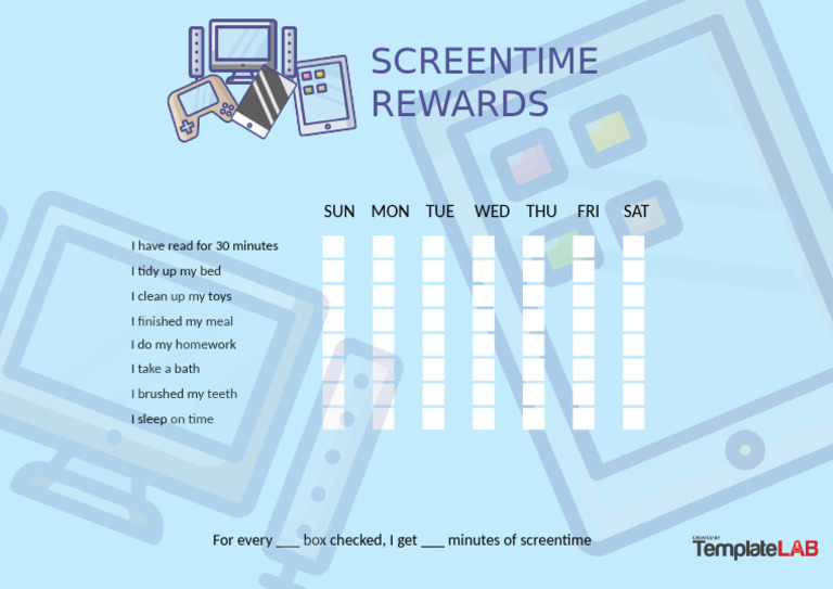 Screentime-Rewards-Chart | PDF