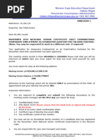 Criteria for WCED Marker Appointments | PDF