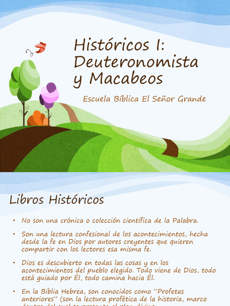 Historicos 1 y Macabeos | PDF | Libro del éxodo | David