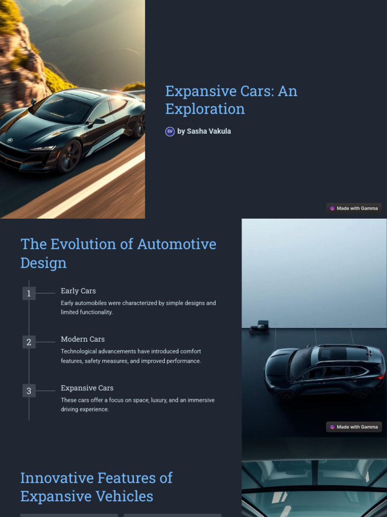 Expansive Cars An Exploration | PDF