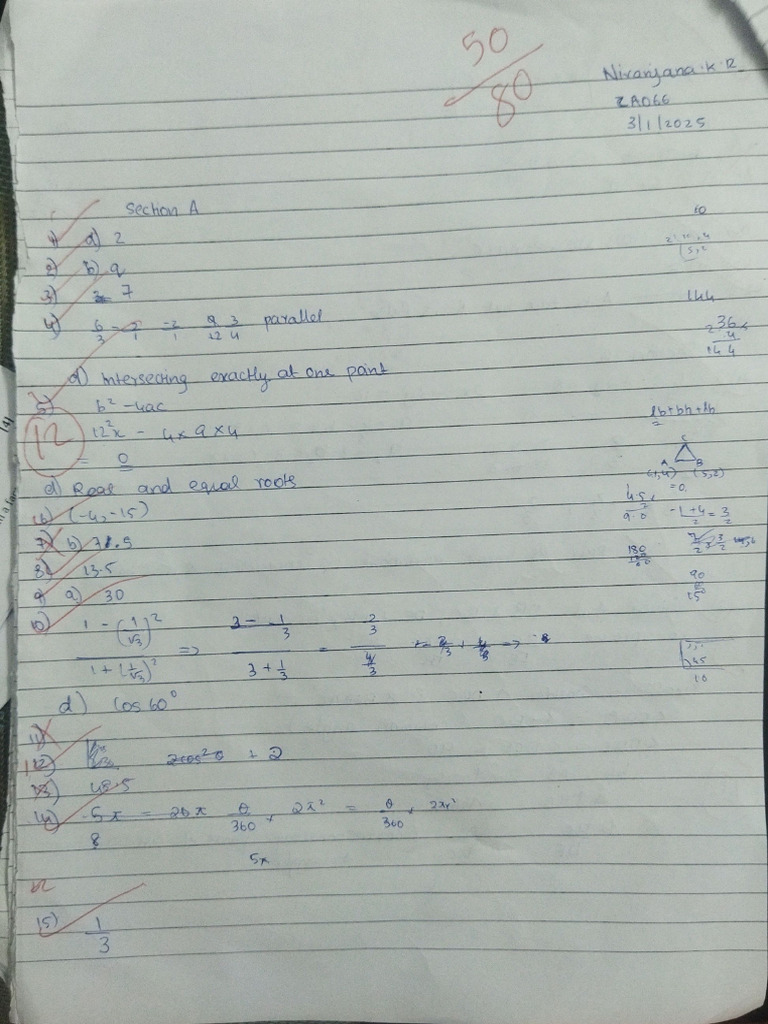 Maths Paper | PDF