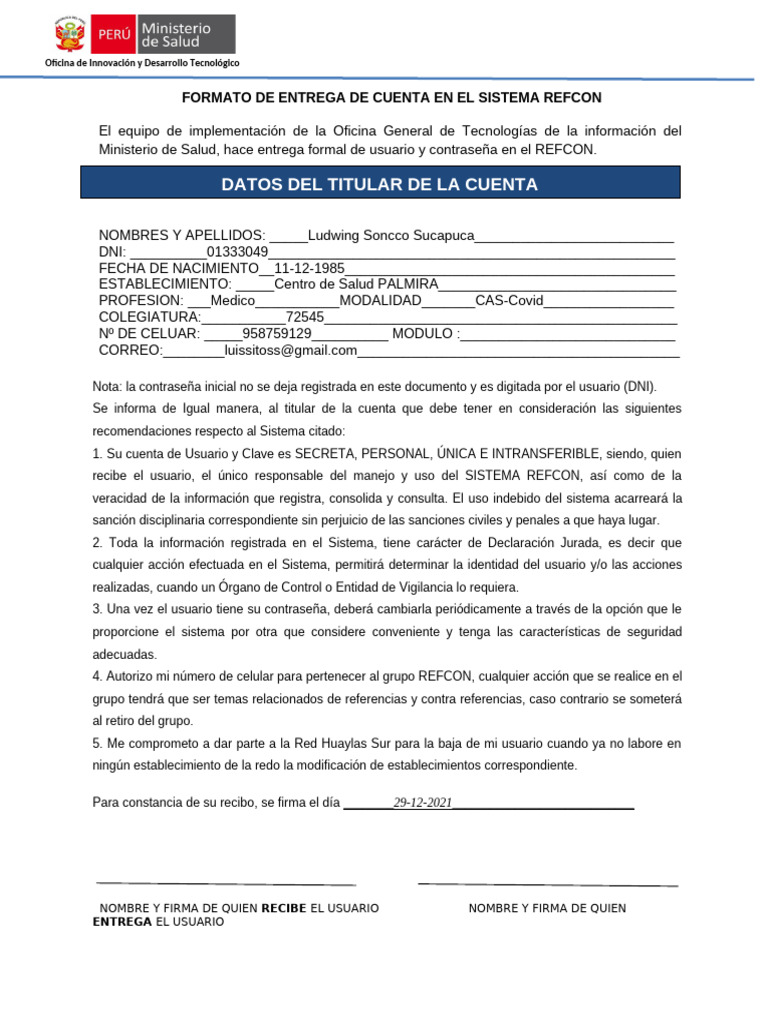 REFCON | PDF | Contraseña | Informática