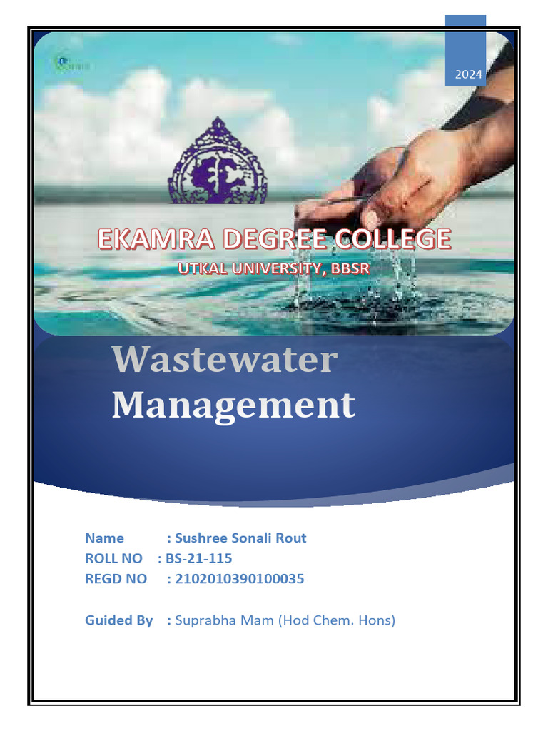 Sushree Sonali Rout (2) (1) - 1 | PDF | Sewage Treatment | Anaerobic Digestion