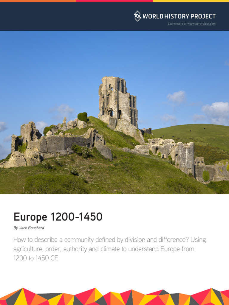 Understanding Europe 1200-1450 CE | PDF