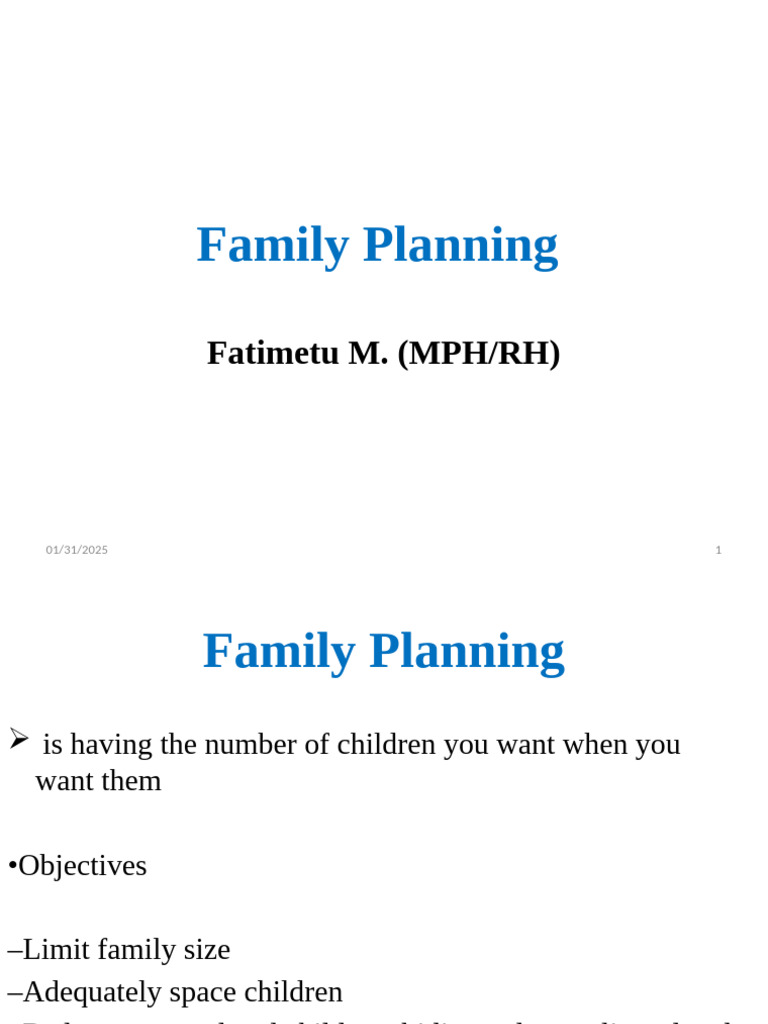3. (43)Family Planning | PDF | Family Planning | Total Fertility Rate