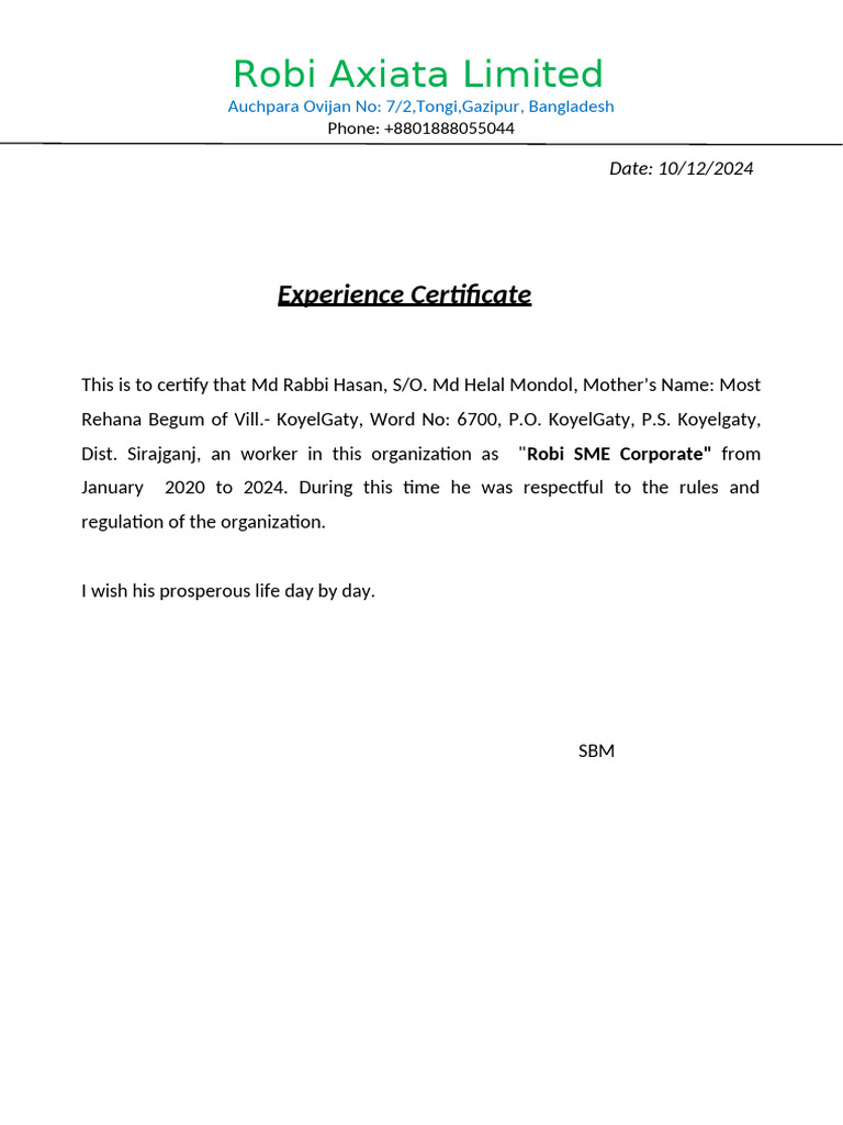 Robi Axiata Limited | PDF