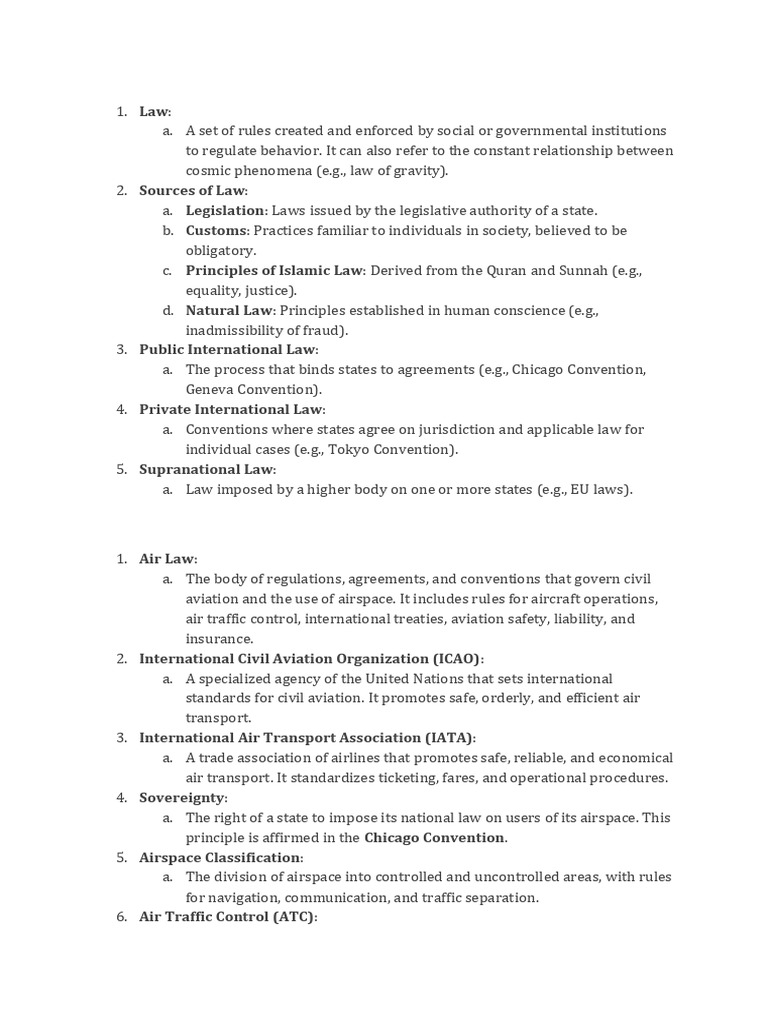 Av Definitions | PDF | Airlines | Aviation
