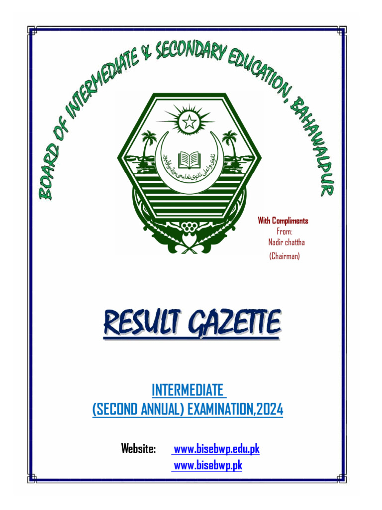 BISE Bahawalpur | PDF