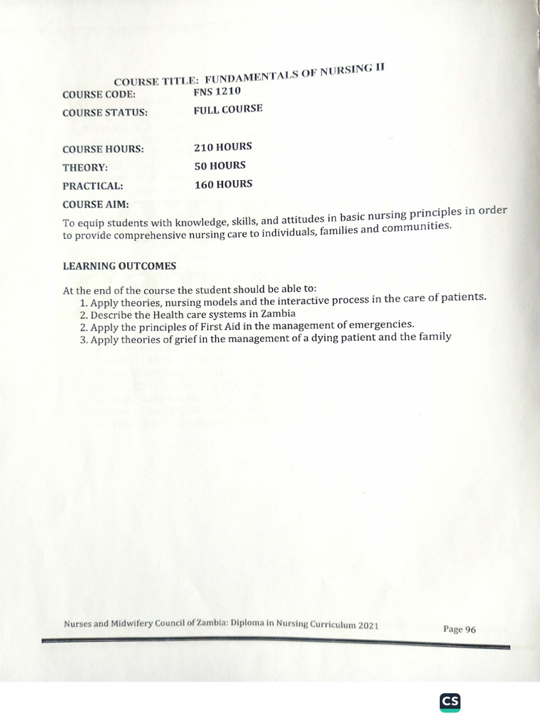 Fundamentals of Nursing | PDF