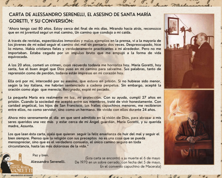 Conversión de Alessandro Serenelli | PDF