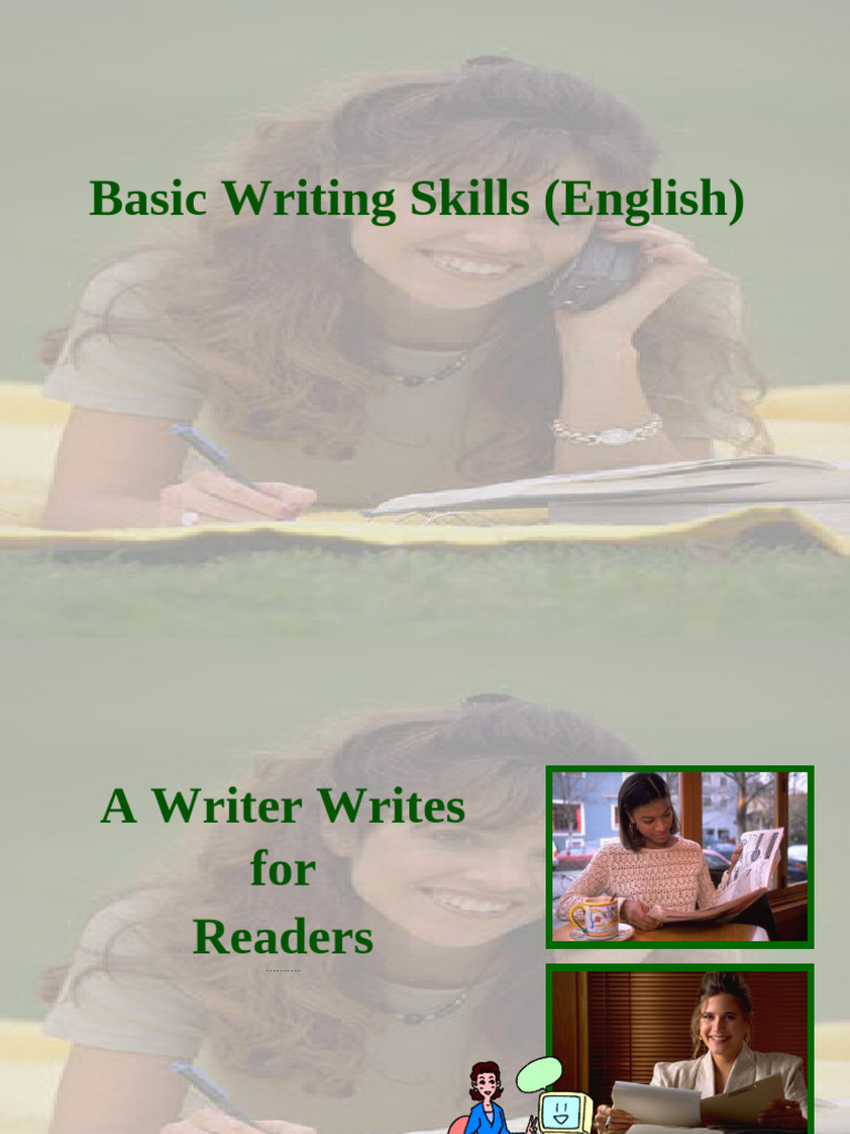 AA Basic Writing Skills Lesson 1 | PDF | Comma | Syntax