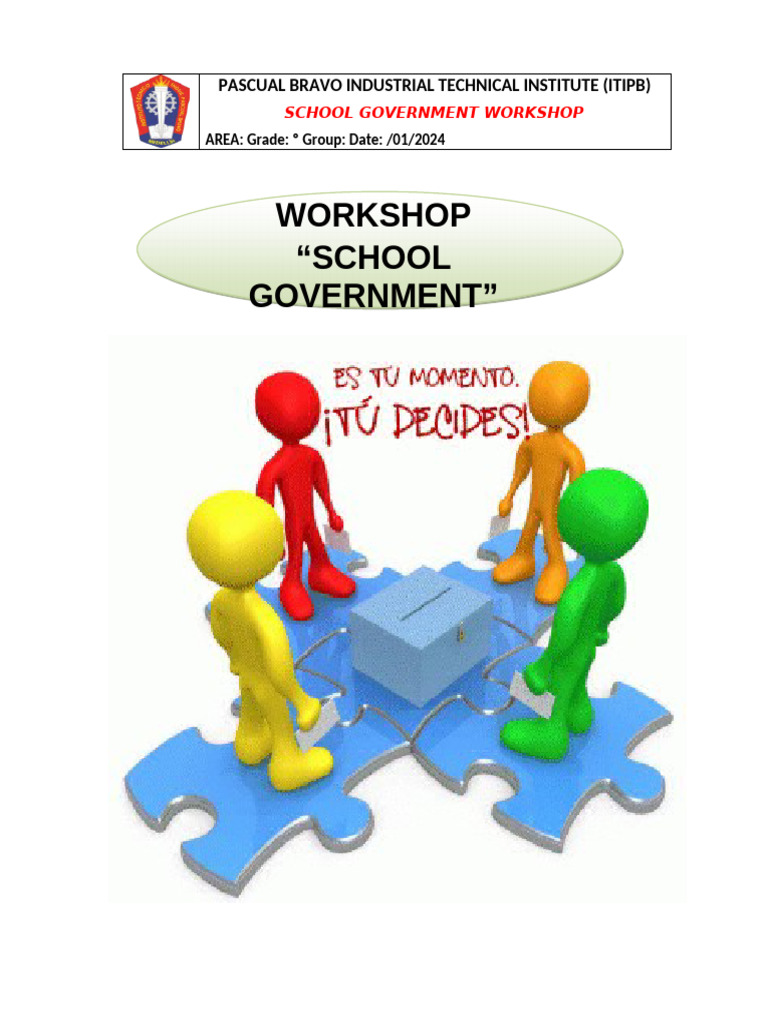 School Government Workshop Overview | PDF | Democracy | Political ...