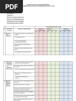 Fisa de Progres Individual Prescolari | PDF
