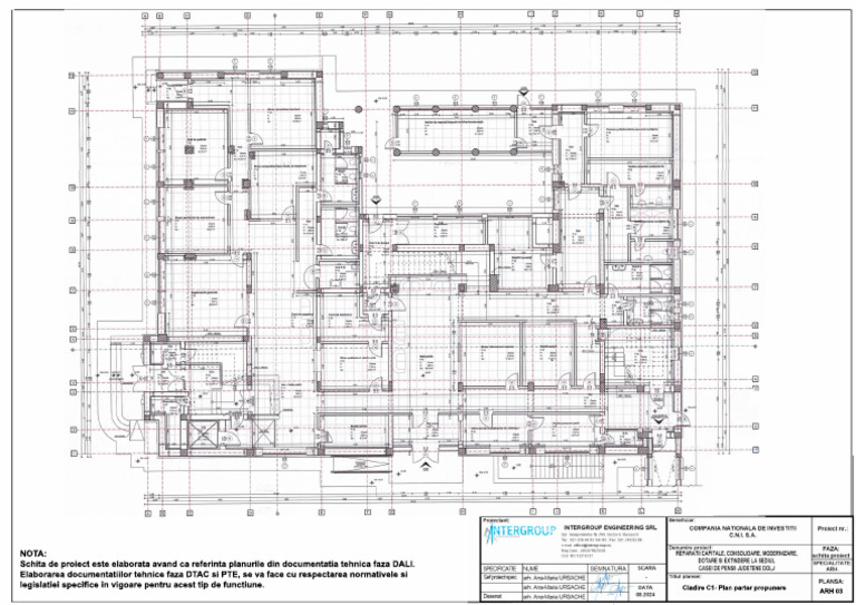 3-C1 ARH 01- PLAN PARTER PROPUNERE | PDF
