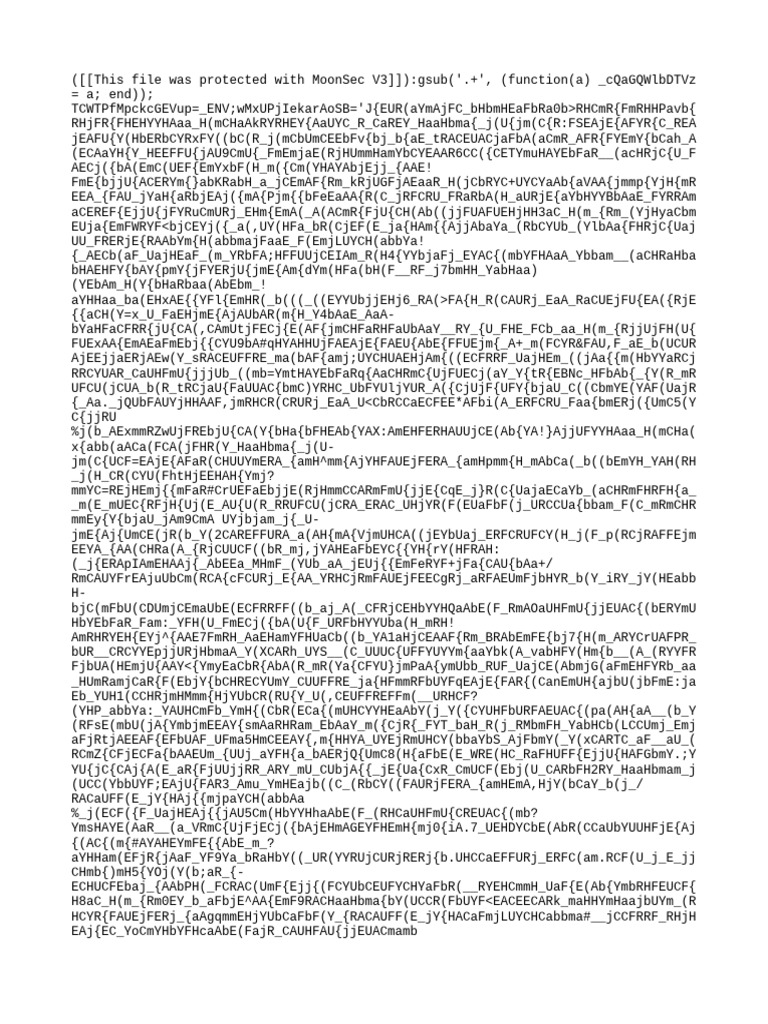 Encrypted Document with MoonSec V3 | PDF