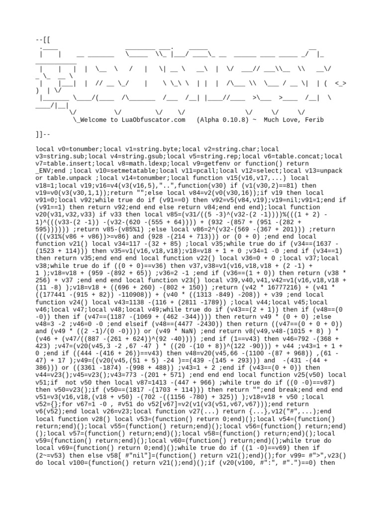 Obf BP9H32wH7698b04huRZg4dC1pu3N8uonOt0684j14sgelJLtqW1TAD95XYGWL2Zx.lua | PDF