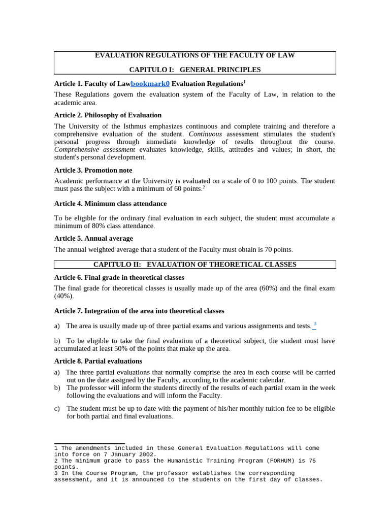 Law Faculty Evaluation Rules | PDF | Educational Assessment | Academic Term