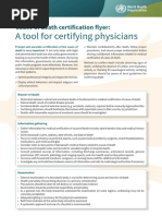 Certification of Death UK OSCE Guide | PDF | Death | Coroner