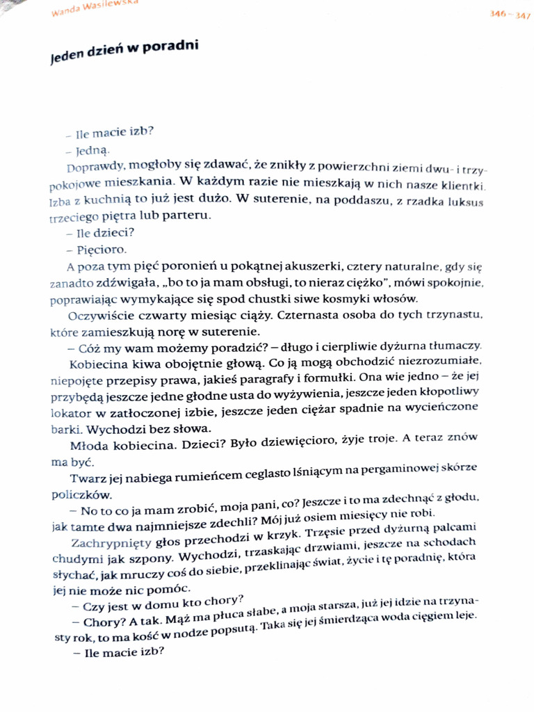 W.Wasilewska, reportaz. | PDF