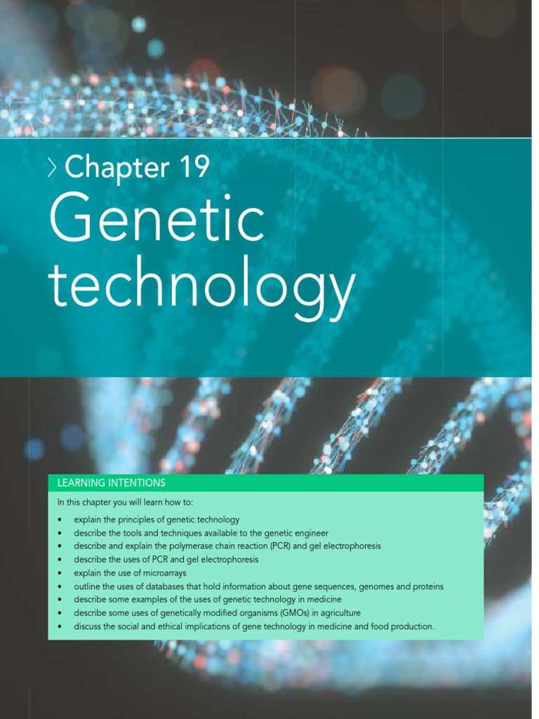 A 19 Genetic Technology - Book | PDF | Dna | Restriction Enzyme