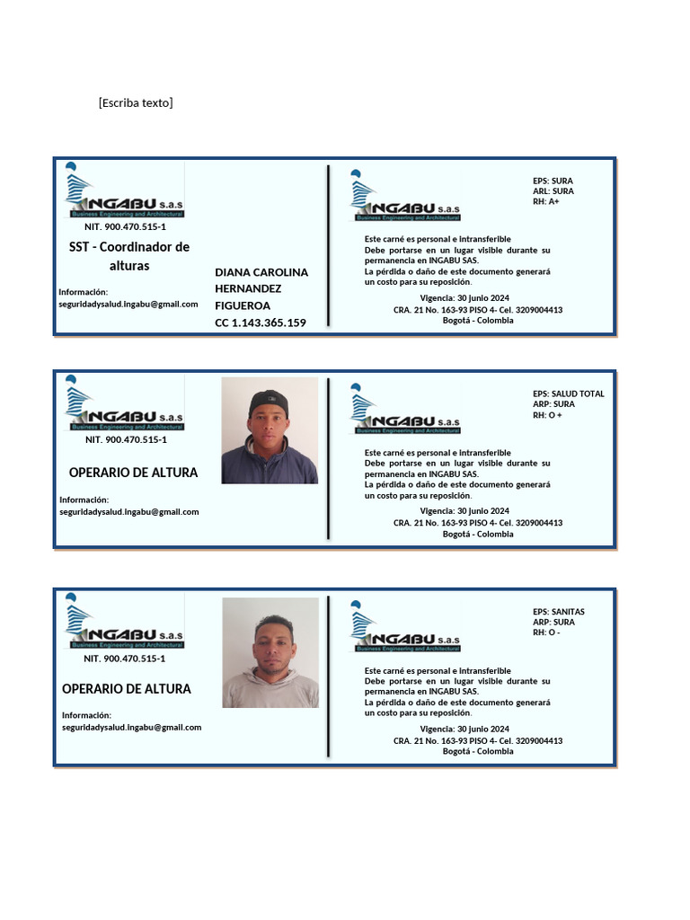 Carnet | PDF