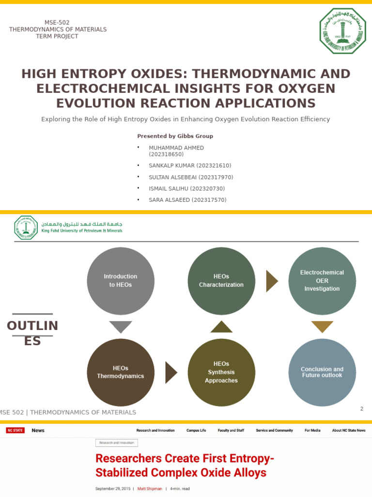 Presentation+Gibbs Group | PDF | Materials Science | Physical Sciences
