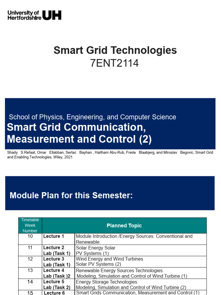 Lecture6 - Smart Grid Communication, Measurement and Control | PDF ...